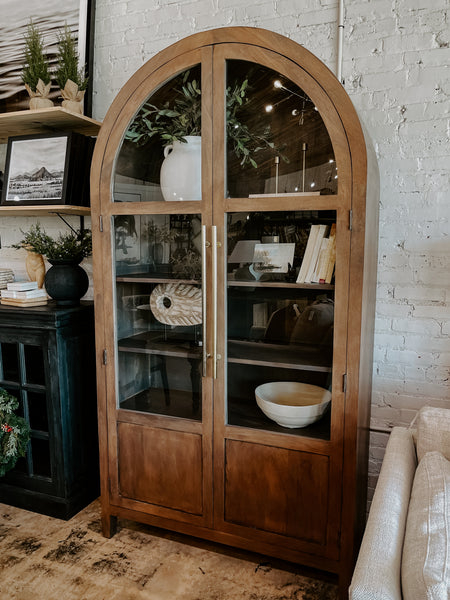 Almira Arched Top Cabinet – Rustic Lantern & Co