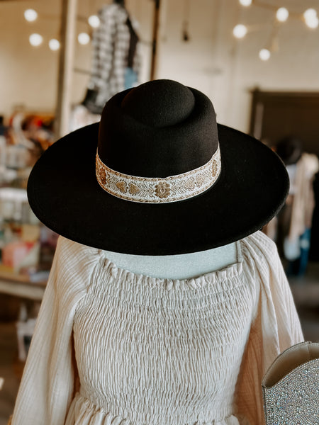 Boho Band Fedora – Rustic Lantern & Co