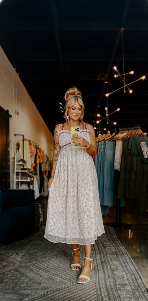 Garden Floral Maxi Dress – Rustic Lantern & Co