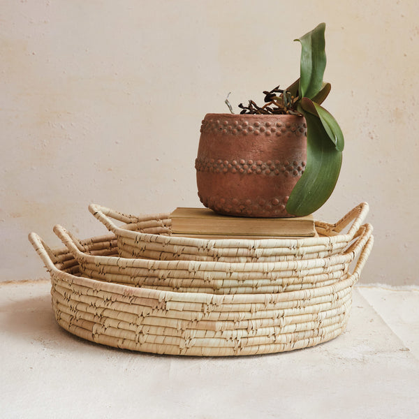 Grass & Date Leaf Baskets – Rustic Lantern & Co