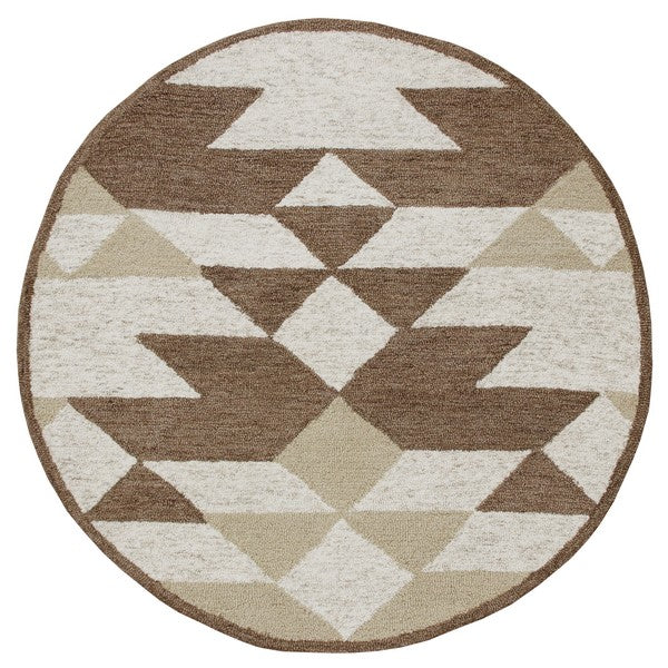 Sinuous Boho Round Rug – Rustic Lantern & Co